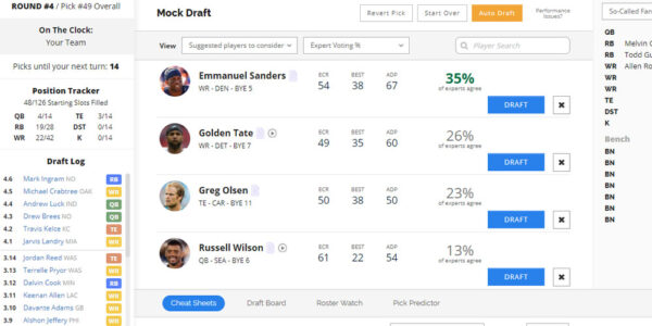 The Greatest Fantasy Football Draft Assistant Ever: Draft Wizard Review