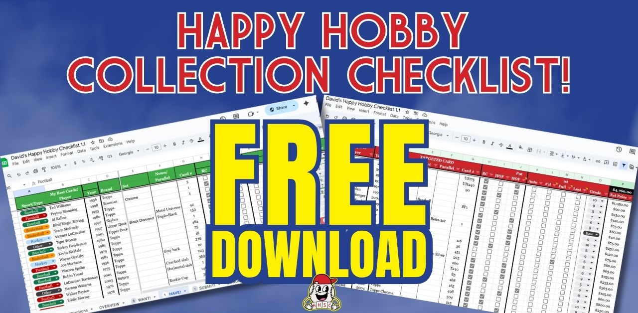 Download Your FREE Happy Hobby Collection Checklist! - DavidGonos